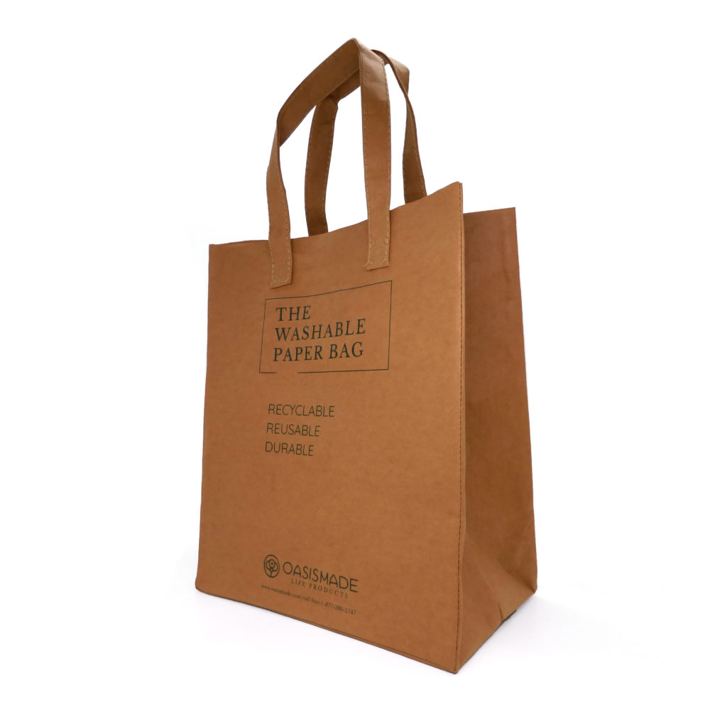Washable Paper Bag - Custom options available - Oasismade
